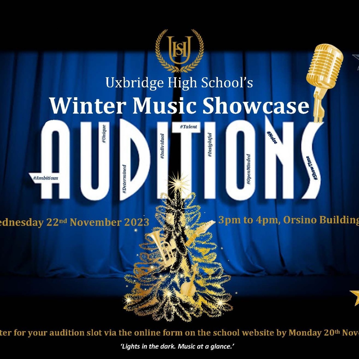 Uxbridge High School - Winter Music Showcase Auditions: Call for ...
